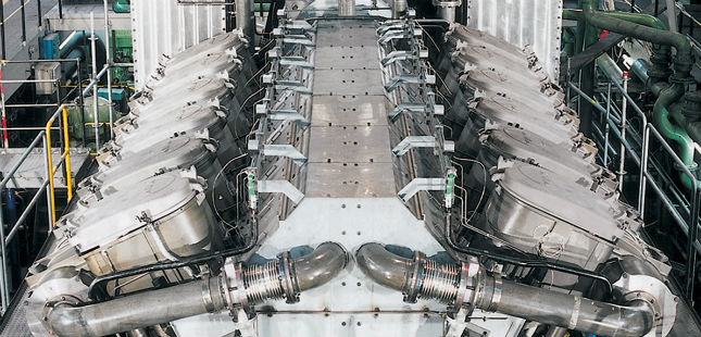 Inside Cruise Ship Engine Room